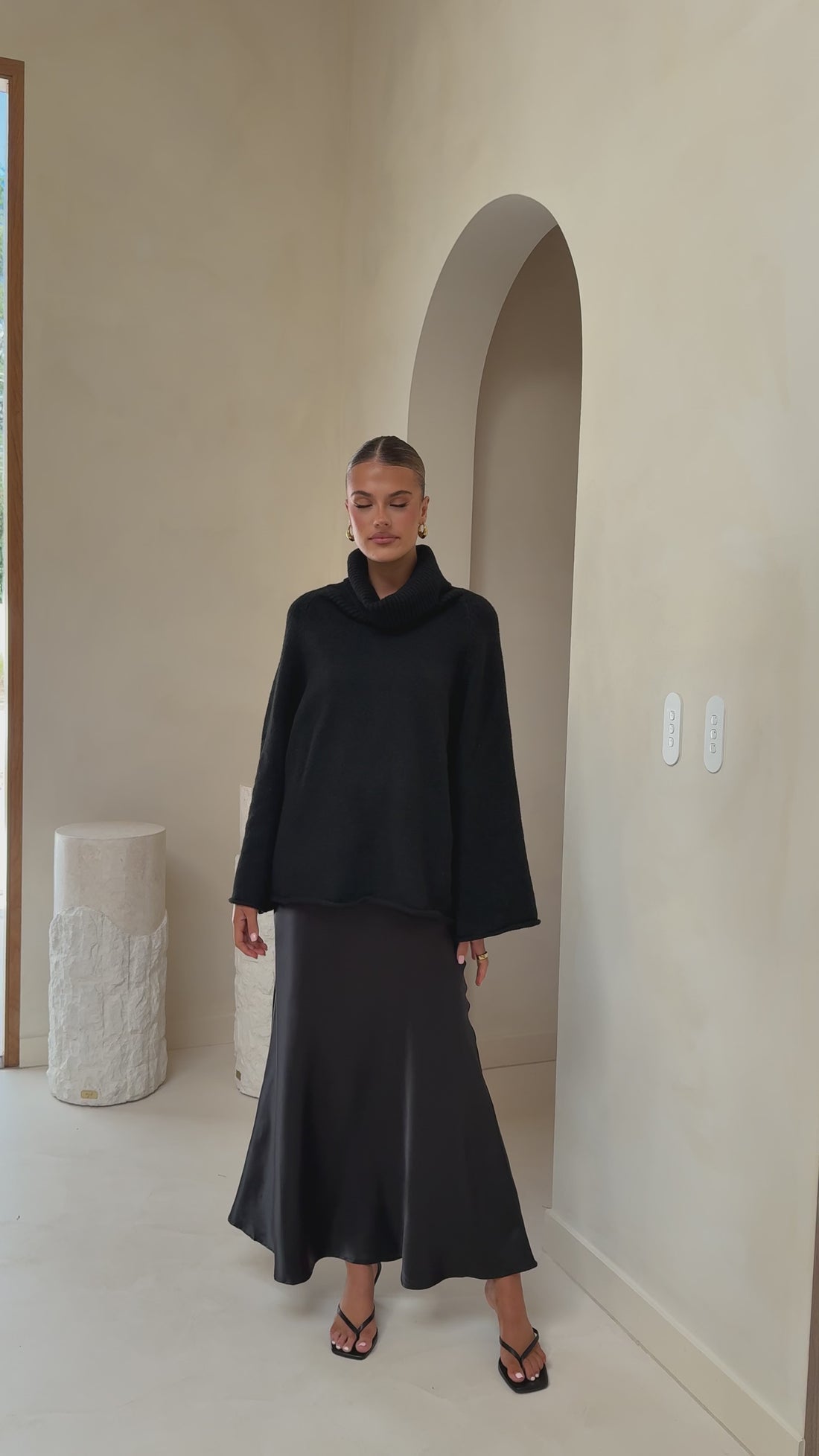 Jacques Knitted Jumper - Black - Buy Women's Knit Jumpers - Billy J